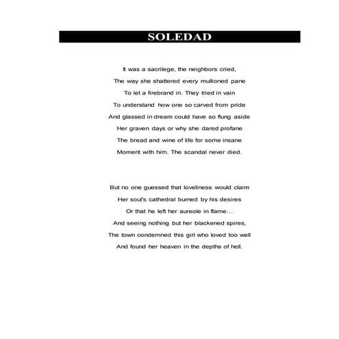 Soledad | DOCX