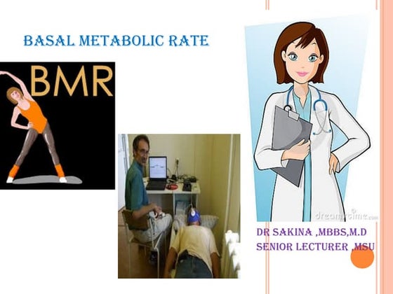 Diet Designing : BMR,SDA and Calorie intake calculation. | PPT