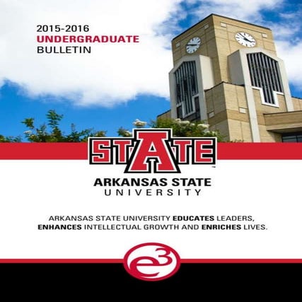 ARKANSAS STATE UNIVERSITY (ASTATE) Broucher | PPTX