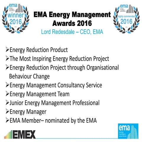The EMA Energy Management Awards | PDF