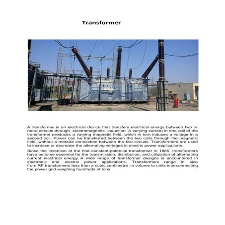 TRANSFORMER | PDF
