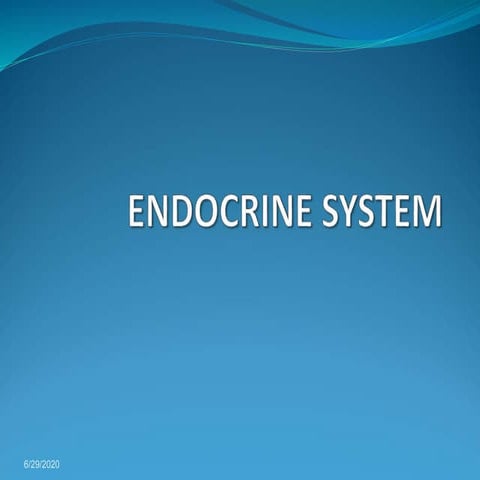 15. endocrine physiology | PPT