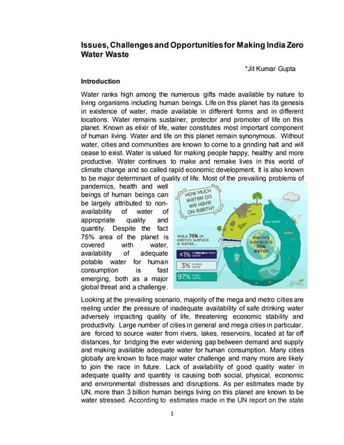 Water, Conservation & Management | PPT | Agriculture | Industries