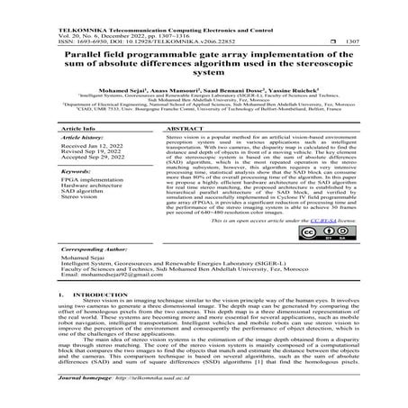 Parallel Field Programmable Gate Array Implementation Of The Sum Of 