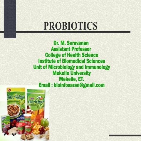 15. Final - Probiotics power pont presentation | PPT
