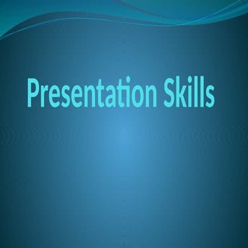 15. Presentation Skills for a teacher to use | PPT