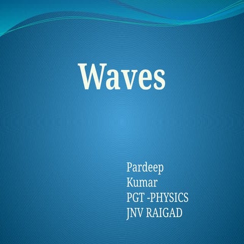 Waves Part 2 Cbse Class 11 Physics Concepts Pptx