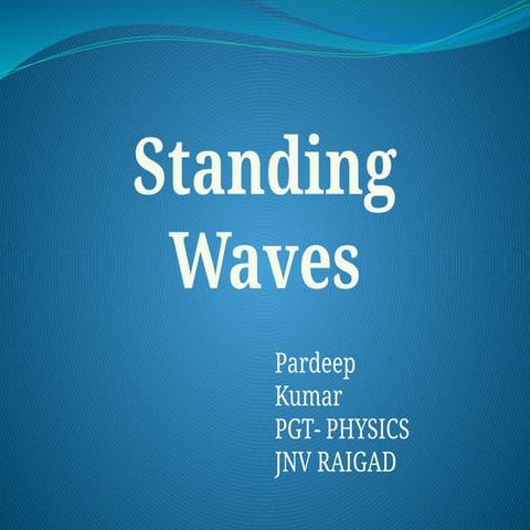 Waves part 1 cbse class 11 physics concepts | PPTX