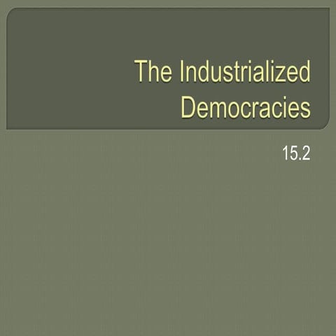 15.2 the industrialized democracies | PPTX