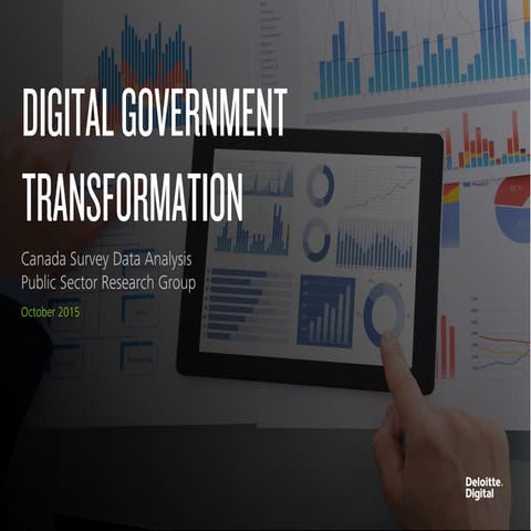 Transforming governments through digital technologies. Five factors ...