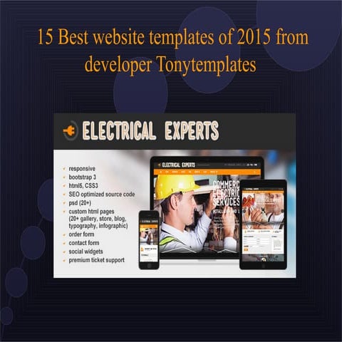 8 Best Sound Studio Website Templates | PPT