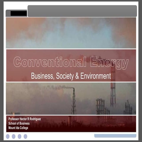Conventional Energy | PPT
