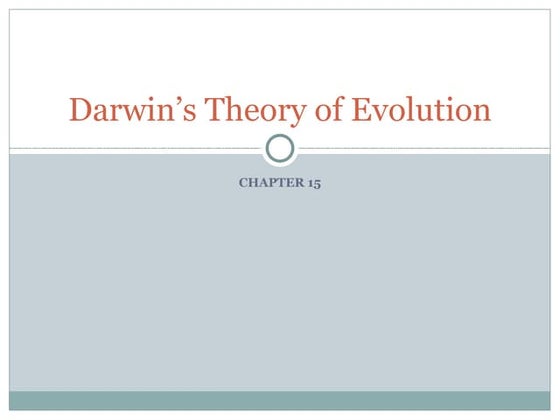 Theory of evolution : Lamarck and darwin | PPTX | Biological Sciences ...