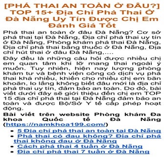 [PHÁ THAI AN TOÀN Ở Đ U?] TOP 15+ Địa Chỉ Phá Thai Ở Đà Nẵng Uy Tín ...