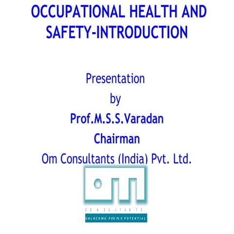 15 introduction to occupational health & safety-file 1 | PPT