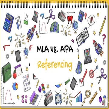 MLA vs APA Referencing | PPTX