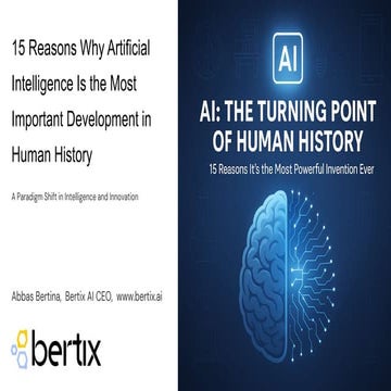 15 Reasons Why Artificial Intelligence Is the Most Important ...