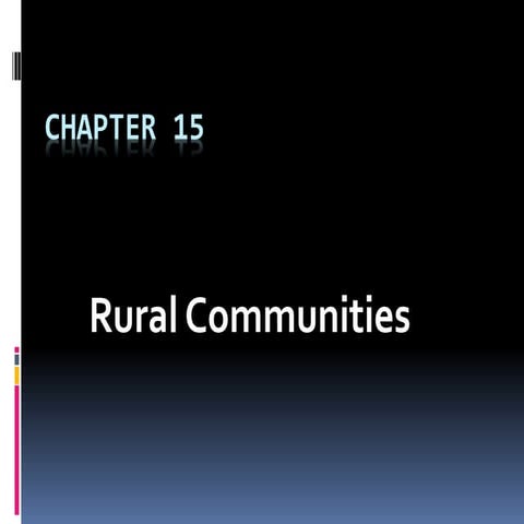 RURAL COMMUNITIES IN THE PHILIPPINES FM1 | PPTX