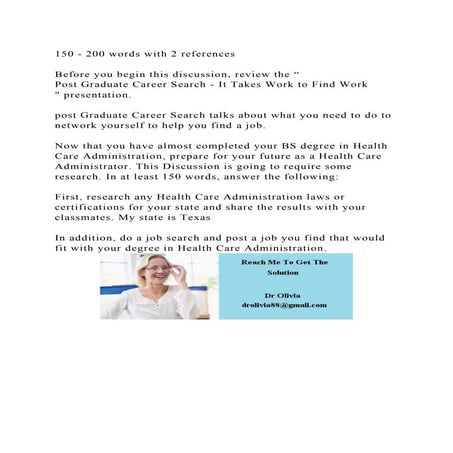 150 - 200 words with 2 references Before you begin this discussi.docx