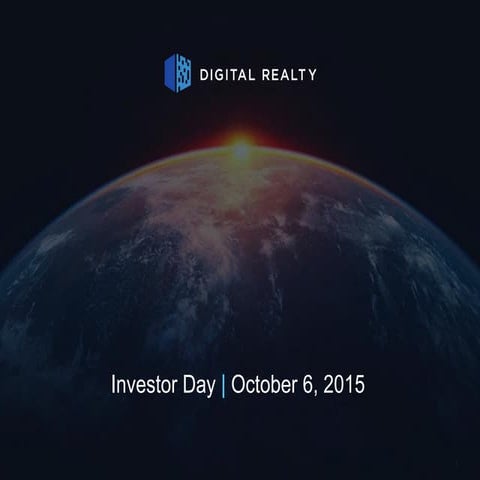 Digital Realty Investor Day Presentation | PDF