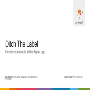 Client Case Study: Ditch The Label - Doing More With Social | PPTX ...