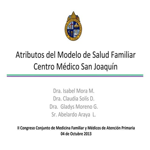 Modelo de atención en salud | PPTX
