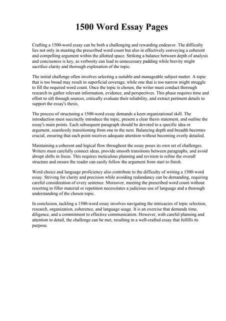 750 Word Essay Example.pdf | Freelance Writing | Content Production