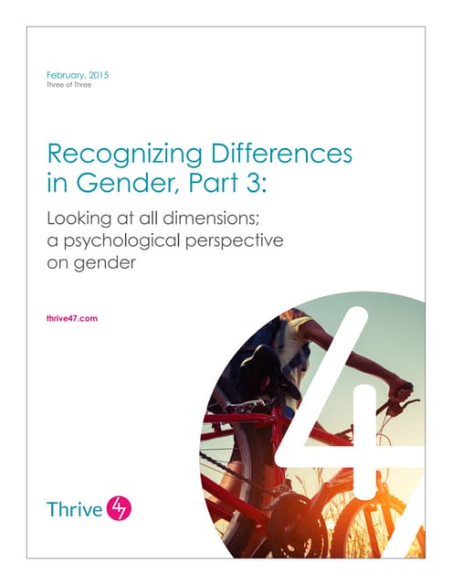 4.4 gender roles and differences | PPTX