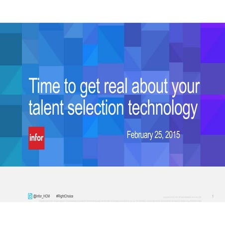 Time to get real about your talent selection technology | PPT