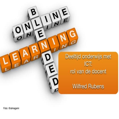 Rol docent blended learning Avans academie voor deeltijd | PPT