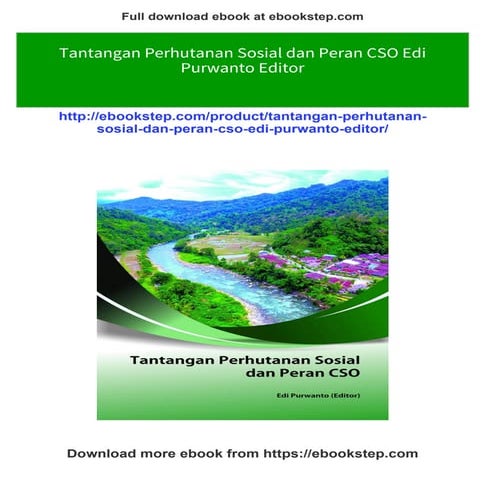 Full download Tantangan Perhutanan Sosial dan Peran CSO Edi Purwanto Editor pdf docx | PDF