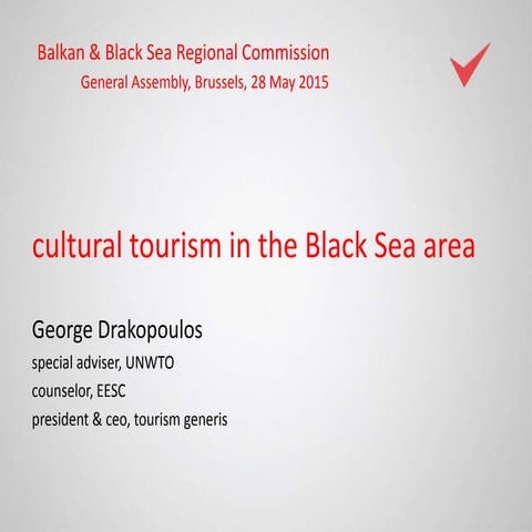 150528_Cultural tourism in the Black Sea area @ Brussels | PPT
