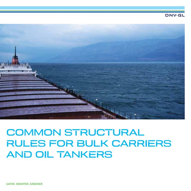 Structural rules bulk and tanker | PDF