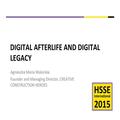 Digital Death and Digital Afterlife | PDF