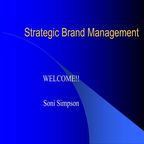 strategic-brand-management | PDF | Advertising Industry | Industries