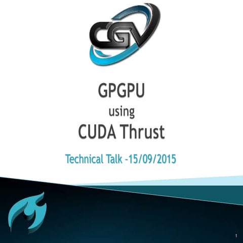 GPGPU using CUDA Thrust | PPT