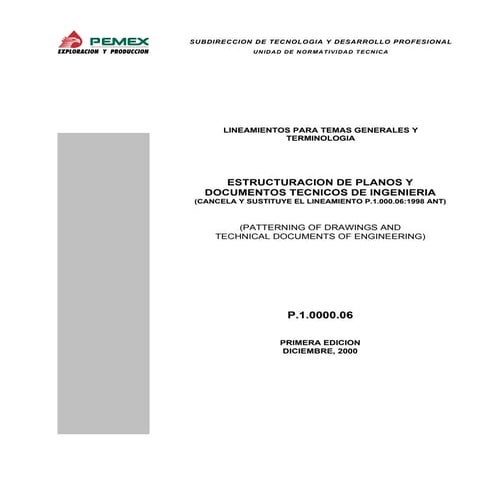 15092941 planos-y-documentos-tecnicos-norma-pep-p1000006 | PDF