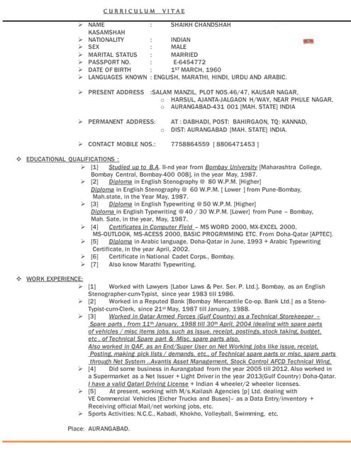resume[cv]-1-ori | RTF | Resume Writing and Advice | Job Search