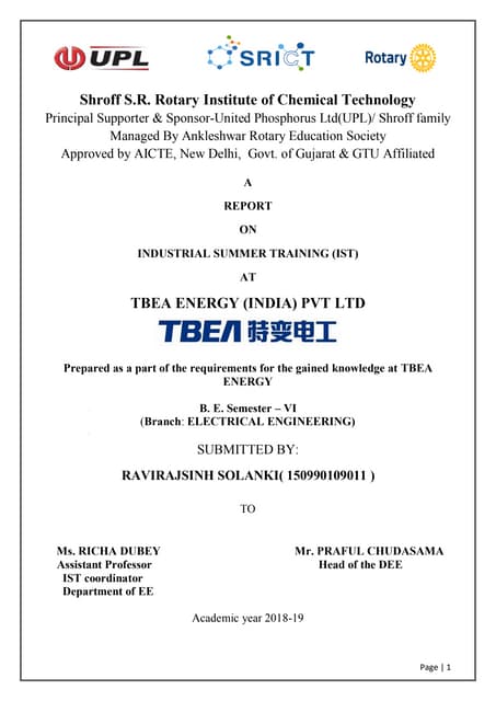 TBEA ENERGY (INDIA) PVT LTD | PPT
