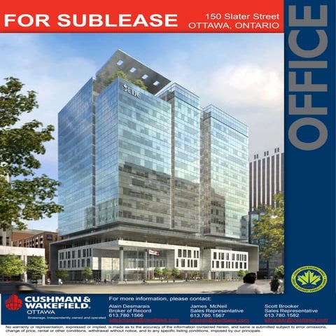 150 Slater Sublease Flyer | PDF