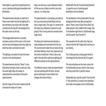 150 word advertisement (x3) | PPT