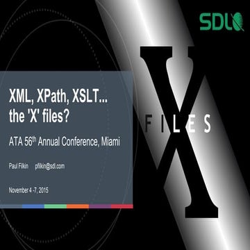 (151030) The X files | PPTX