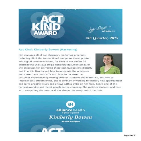 Be Kind Award | PDF