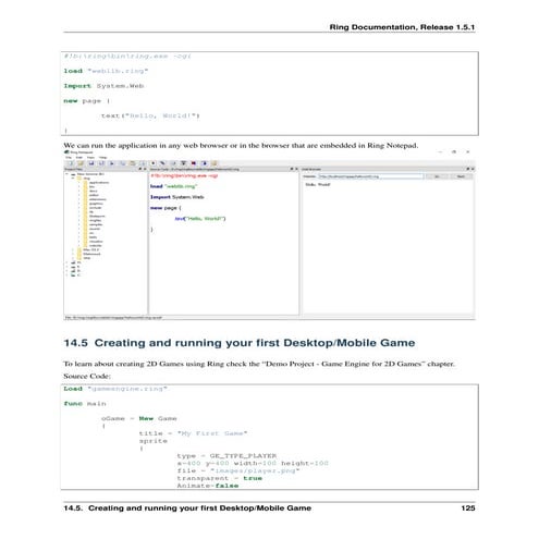 The Ring programming language version 1.5.1 book - Part 16 of 180 | PDF