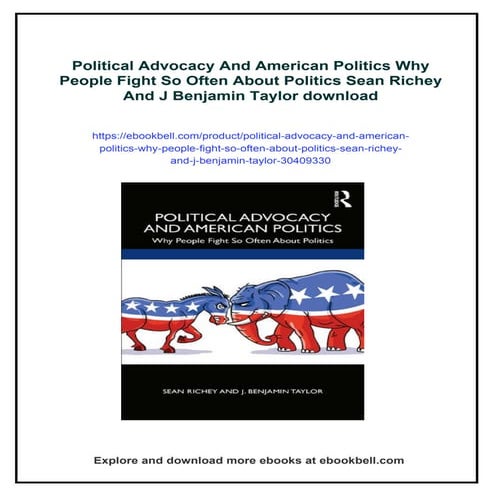 Political Advocacy And American Politics Why People Fight So Often ...