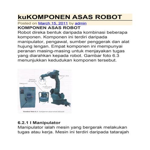 152167930 komponen-asas-robot | DOC
