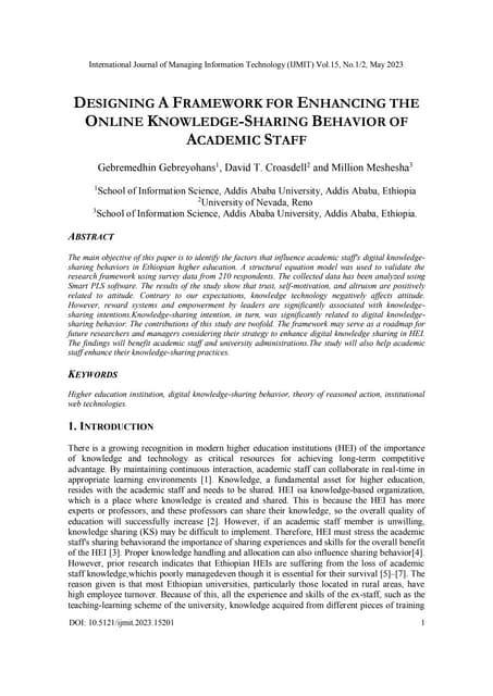 Assessing The Tangible And Intangible Impacts Of The Convergence Of E ...