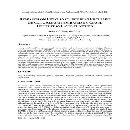 Research On Fuzzy C Clustering Recursive Genetic Algorithm Based On Cloud Computing Bayes
