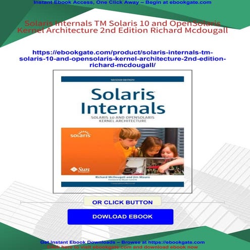 Solaris Internals TM Solaris 10 and OpenSolaris Kernel Architecture 2nd Edition Richard ...