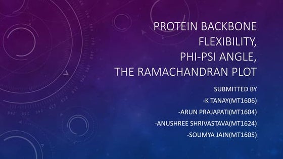 Protein structure and ramachandran plot | PPT | Chemistry | Science